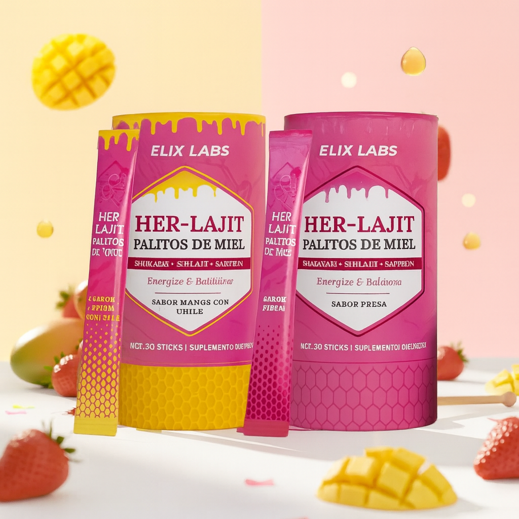 Barritas de miel Her-Lajit™ de ElixLabs – Tienda E 🇨🇴